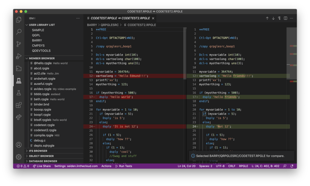VS Code for IBM i — Tips and Extras - Seiden Group
