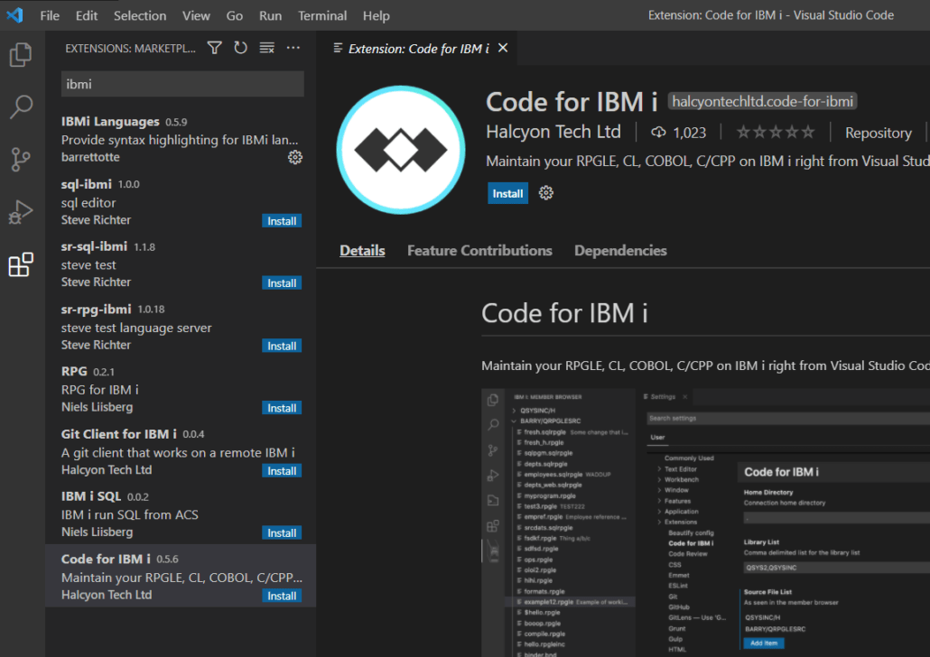 Visual Studio Code, RPG and IBM i - Seiden Group