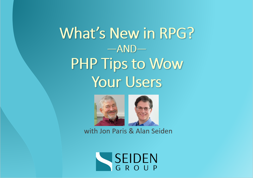 Alan’s PHP Tips to Wow Your Users [VIDEO] - Seiden Group